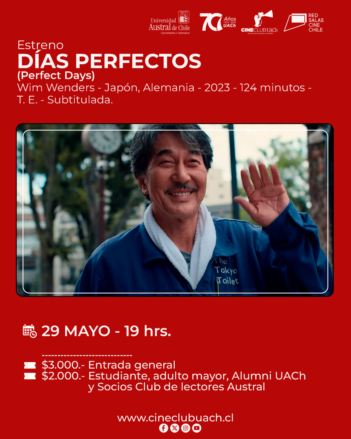 DÍAS PERFECTOS – Cine Club Uach